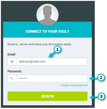 Connect to your vault